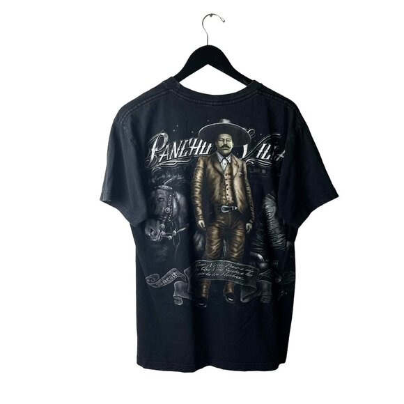 Sol | Shirts | Pancho Villa T Shirt Adult Black Large L Mexico Mexican ...
